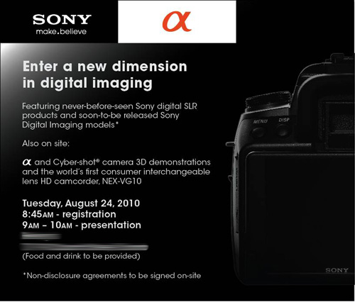 (SR5) UPDATeD: Sony press release teaser!!! | sonyalpharumors