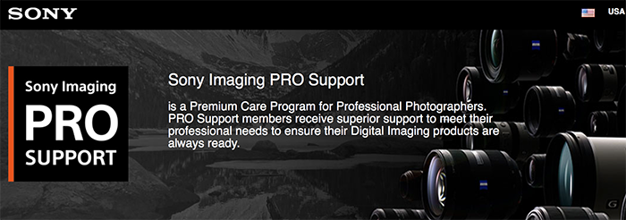 It’s coming: Canada Sony PRO Service! | sonyalpharumors