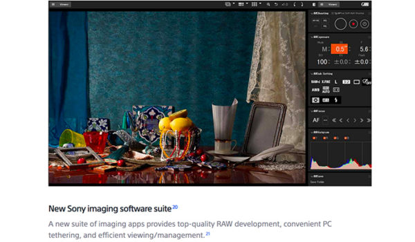Sony also announced the new “Imaging Edge” Software Suite | sonyalpharumors