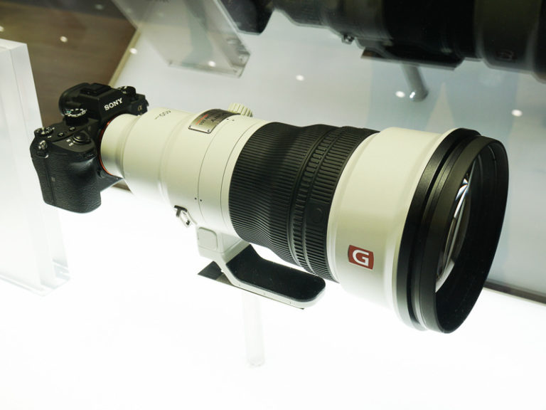 First images of the new Sony 400mm f/2.8 FE GM lens at the CP+ show ...