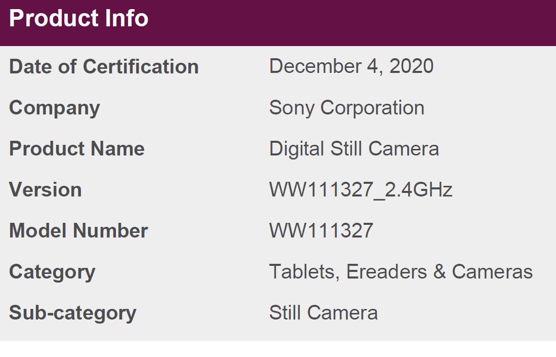 WILD RUMOR: New Sony camera announcement in mid February? | sonyalpharumors