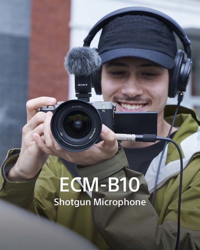 Sony announced this New Compact ECM-B10 Shotgun Microphone ...