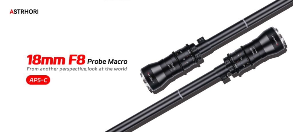 Just announced: new AstrHori 18mm f/8 APS-C periscope probe macro lens ...