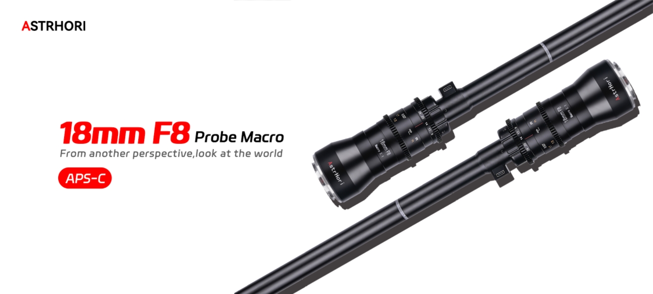 Just announced: new AstrHori 18mm f/8 APS-C periscope probe macro lens ...