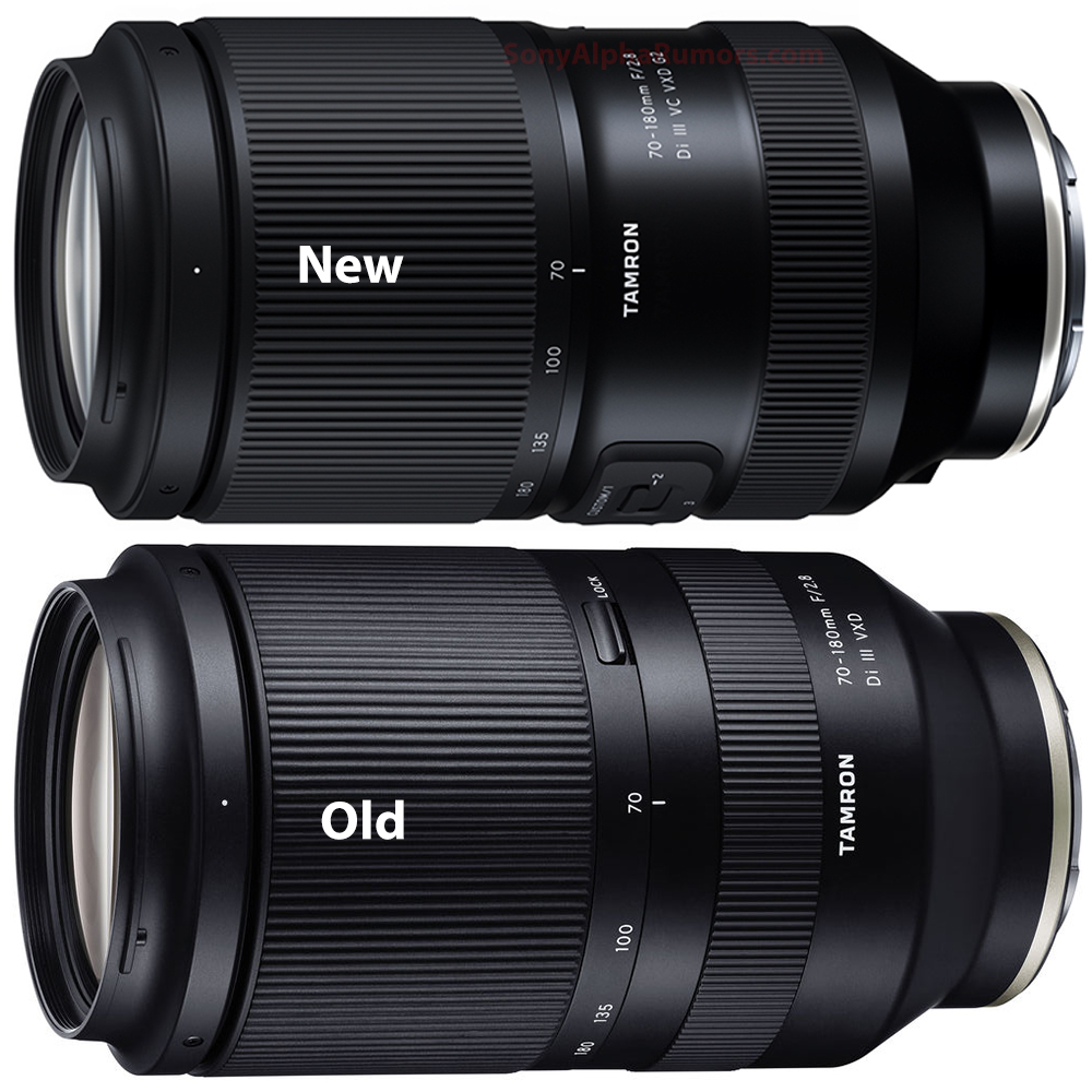 First leaked image of the new Tamron 70-180mm f/2.8 GII E-mount lens ...