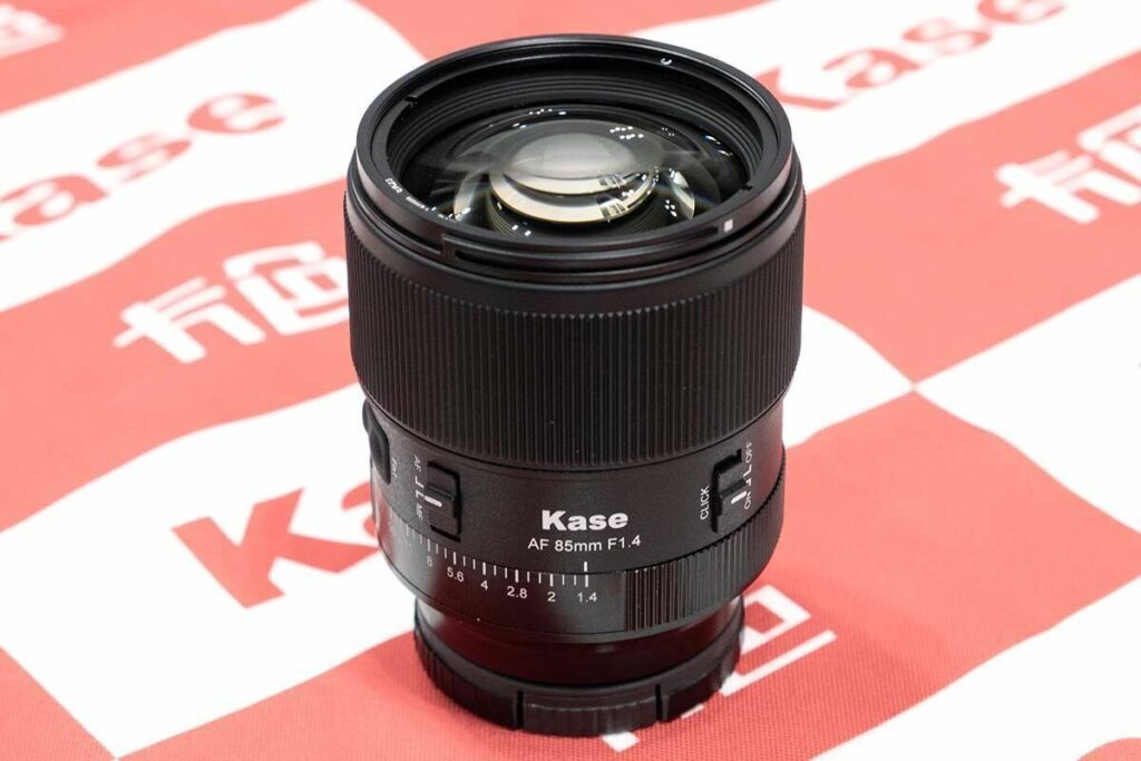 First image of the new Kase 85mm f/1.4 FE AF lens | sonyalpharumors