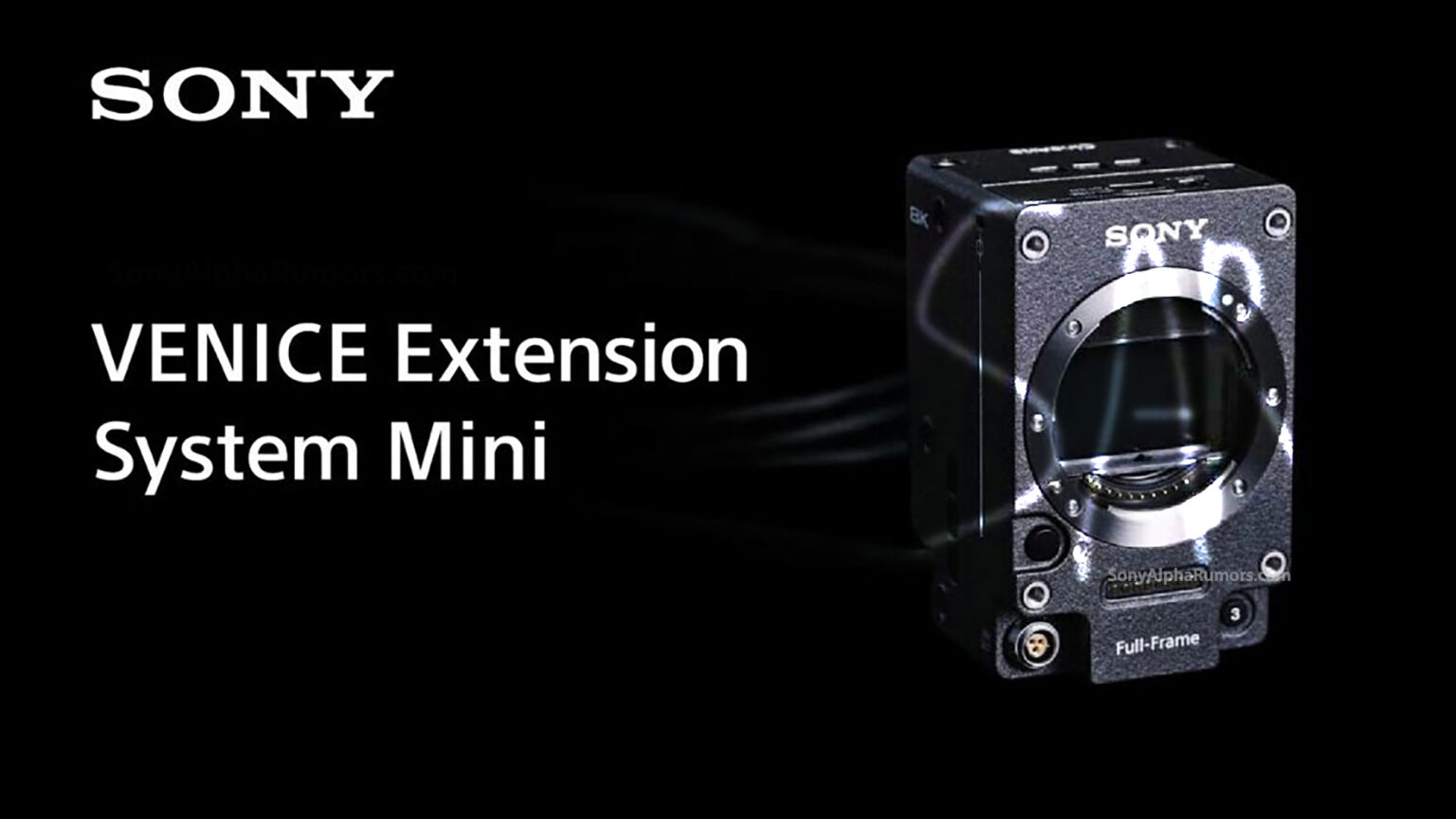 New Sony Venice Extension Mini will be announced on March 26 ...